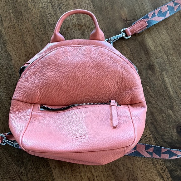 Ecco | Bags | Ecco Mini Backpack Pink | Poshmark